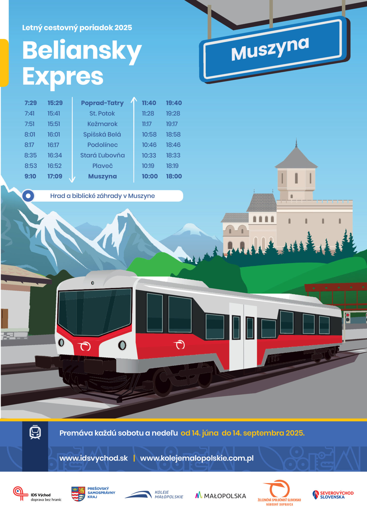 Summer connection between Poprad and Muszyna attracts trips - IDS Východ